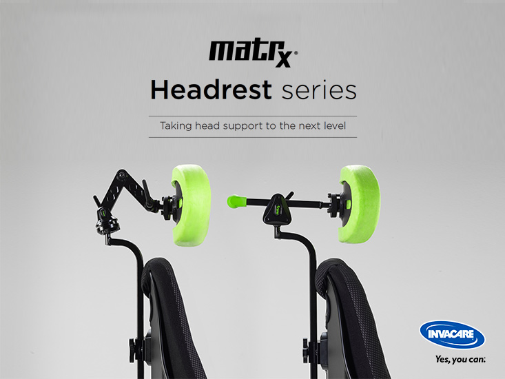 Matrx Loxx headrest launch - Invacare Europe
