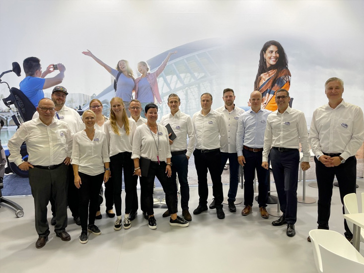 A big high-five to our team in Germany at the Rehacare 2022 exhibition ...