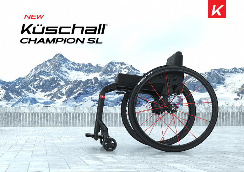 Küschall launches the new Champion SL manual wheelchair - Invacare Europe